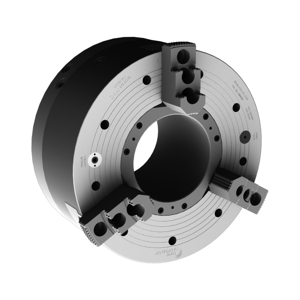 Mandrini pneumatici e idraulici con cilindro incorporato / Unità ...